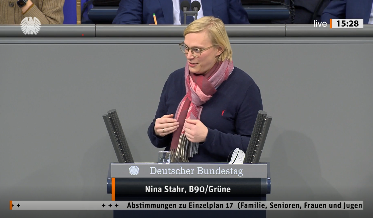 Bundestagsrede zum Haushalt für Familie, Senioren, Frauen und Jugend ... Bundestagsrede zum Haushalt für Familie, Senioren, Frauen und Jugend ...